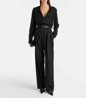 Victoria Beckham Silk Crepe De Chine Blouse