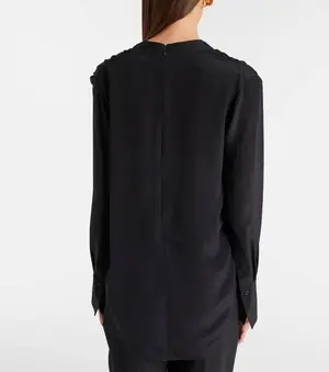 Victoria Beckham Silk Crepe De Chine Blouse