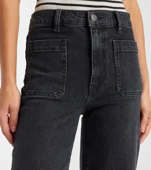 FRAME Arrow High-rise Bootcut Jeans