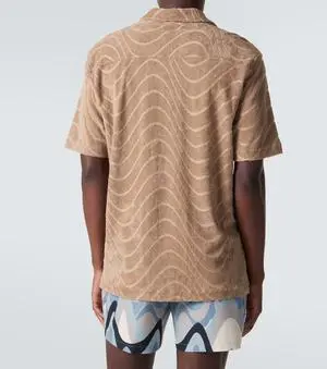 Frescobol Carioca Cotton-blend Bowling Shirt - Beige