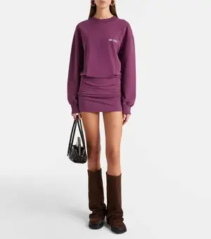 Attico Robin Suede Knee-high Boots - Brown