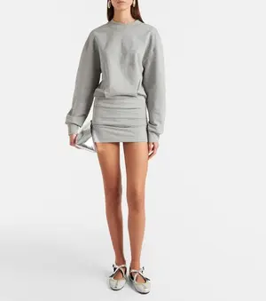 Attico Metallic Ballet Flats - Silver