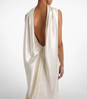 DANIELLE FRANKEL Bridal Miles Wool-blend Gown