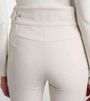 YVES SALOMON Flared Ski Pants - White