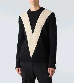 Valentino Garavani Crewneck Virgin Wool Sweater