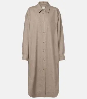 Khaite Button Detailed Day Dresses
