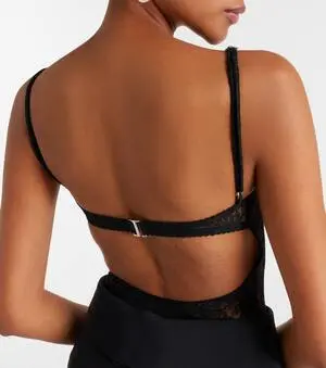 Attico Floral Lace Bodysuit