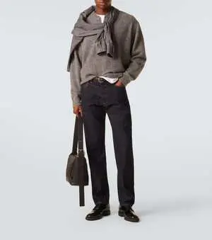 Thom Sweeney Mid-rise Straight Jeans