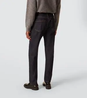 Thom Sweeney Mid-rise Straight Jeans