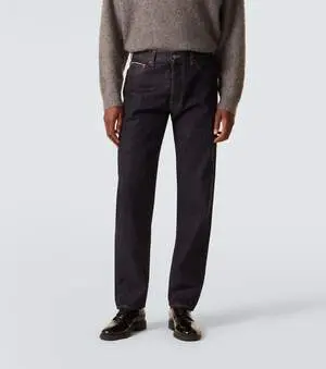 Thom Sweeney Mid-rise Straight Jeans