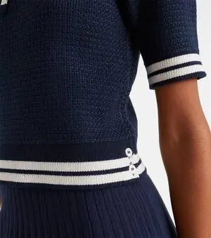 Thom Browne Silk-blend Polo Shirt