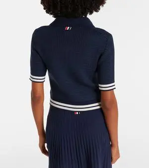 Thom Browne Silk-blend Polo Shirt