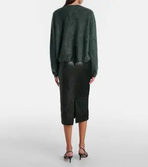 EMILIA WICKSTEAD Bethan Sequined Pencil Skirt