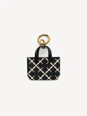 BY MALENE BIRGER Ada Charm Keychain - Black