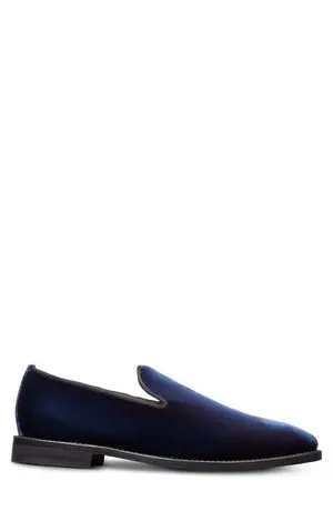 Allen Edmonds Velvet Smoking Slipper - Navy Velvet