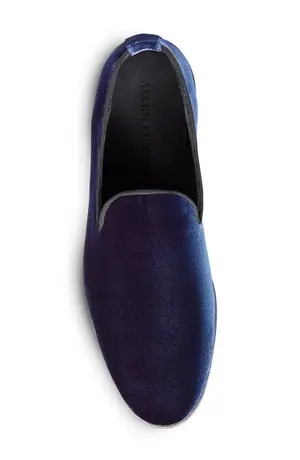Allen Edmonds Velvet Smoking Slipper - Navy Velvet
