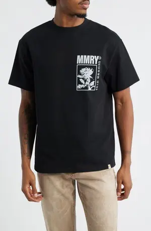 MEMORY LANE Through The Years Cotton Jersey Graphic T-shirt - Black