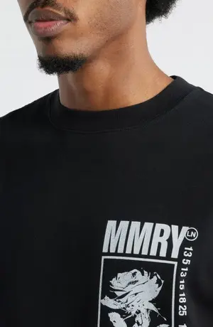 MEMORY LANE Through The Years Cotton Jersey Graphic T-shirt - Black
