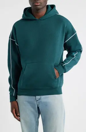 THREADS 4 THOUGHT Oversized Fleece Hoodie - Serrano/white