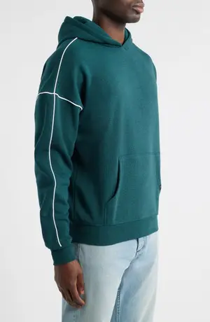 THREADS 4 THOUGHT Oversized Fleece Hoodie - Serrano/white