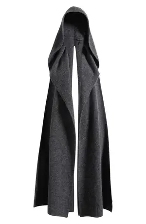 Rag & Bone Jordyn Hooded Scarf - Dark Grey
