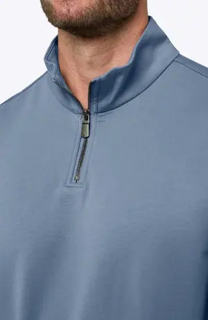 CUTS Hyperloop Quarter Zip - Cadet Blue
