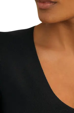 REISS Maeve V-neck Silk Blend Sweater