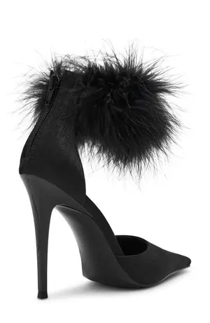 Steve Madden Feather Cuff Stiletto Pump