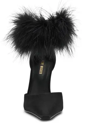 Steve Madden Feather Cuff Stiletto Pump