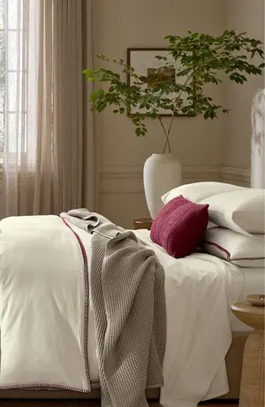 BOLL & BRANCH Aran Cable Organic Cotton Decorative Pillow