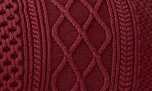 BOLL & BRANCH Aran Cable Organic Cotton Decorative Pillow