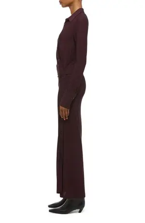 Helmut Lang Asymmetric Long Sleeve Dress