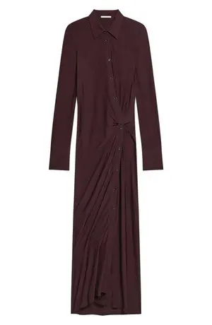 Helmut Lang Asymmetric Long Sleeve Dress