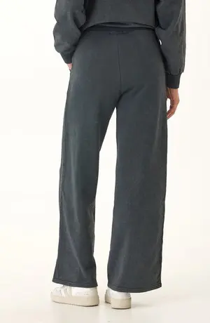 THREADS 4 THOUGHT Esmeralda Mineral Wash Wide Leg Pants - Carbon