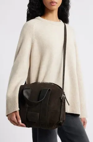 ALLSAINTS Grain Leather Crossbody Bag