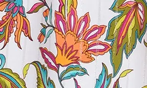 SUNSHINE 79 Floral Print Tiered Maxi Dress