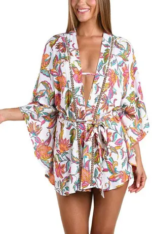 SUNSHINE 79 Wild Vines Metallic Cover-up