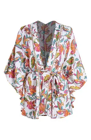 SUNSHINE 79 Wild Vines Metallic Cover-up