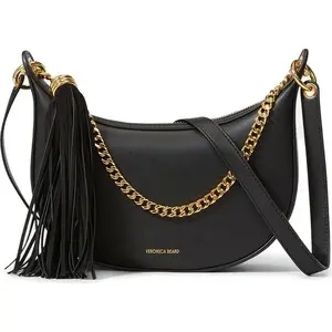 Veronica Beard Small Fortune Leather Shoulder Bag