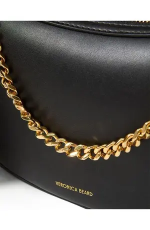 Veronica Beard Small Fortune Leather Shoulder Bag