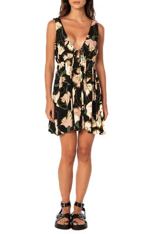 MAAJI Floral Cover-up Dress - Black