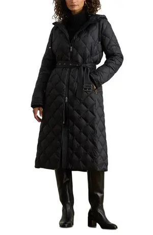 Ralph Lauren Belted Quilted Coat