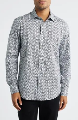 Bugatchi Pattern Shirts For Men