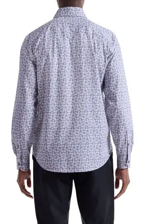 Bugatchi Devon Ooohcotton® Paisley Button-up Shirt