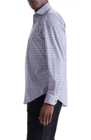Bugatchi Devon Ooohcotton® Paisley Button-up Shirt