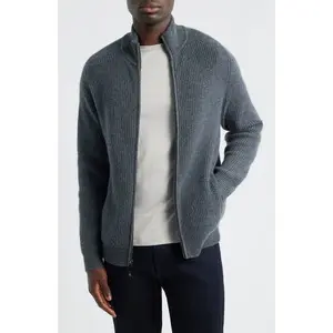 Nordstrom Luxe Cashmere Zip Cardigan
