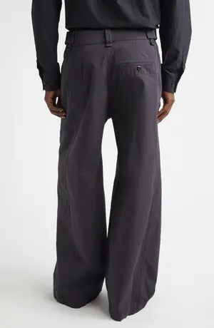 LEMAIRE Maxi Utility Pants - Coal