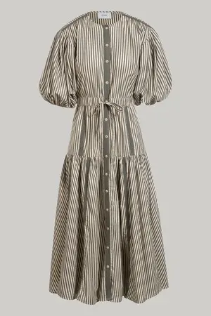 Merlette Eliane Stripe Midi Dress - Sienna Stripe
