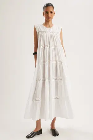 Merlette Saradine Midi Dress - White
