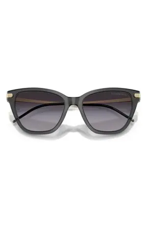 Emporio Armani 56mm Cat Eye Sunglasses